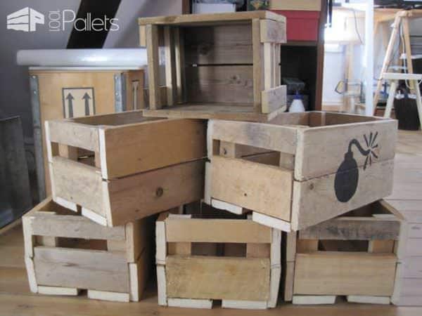 Wooden Boxes Made Of Pallet Wood • 1001 Pallets