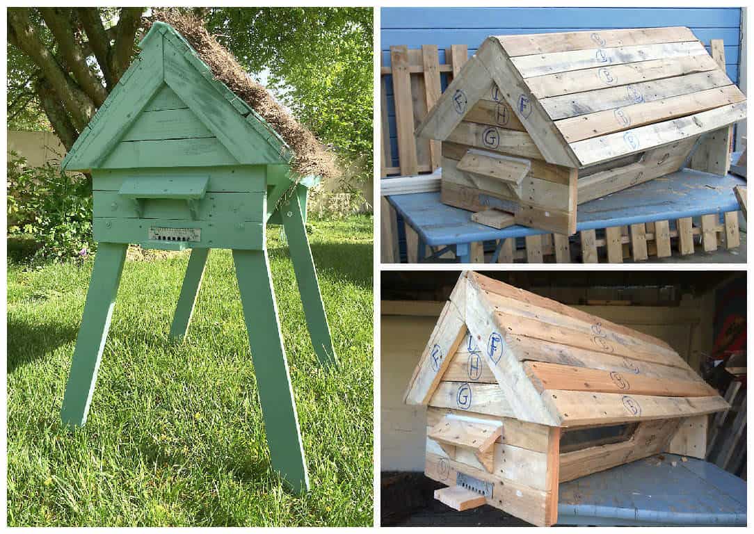 Hive With Repurposed Pallets / Ruche En Palettes • 1001 Pallets