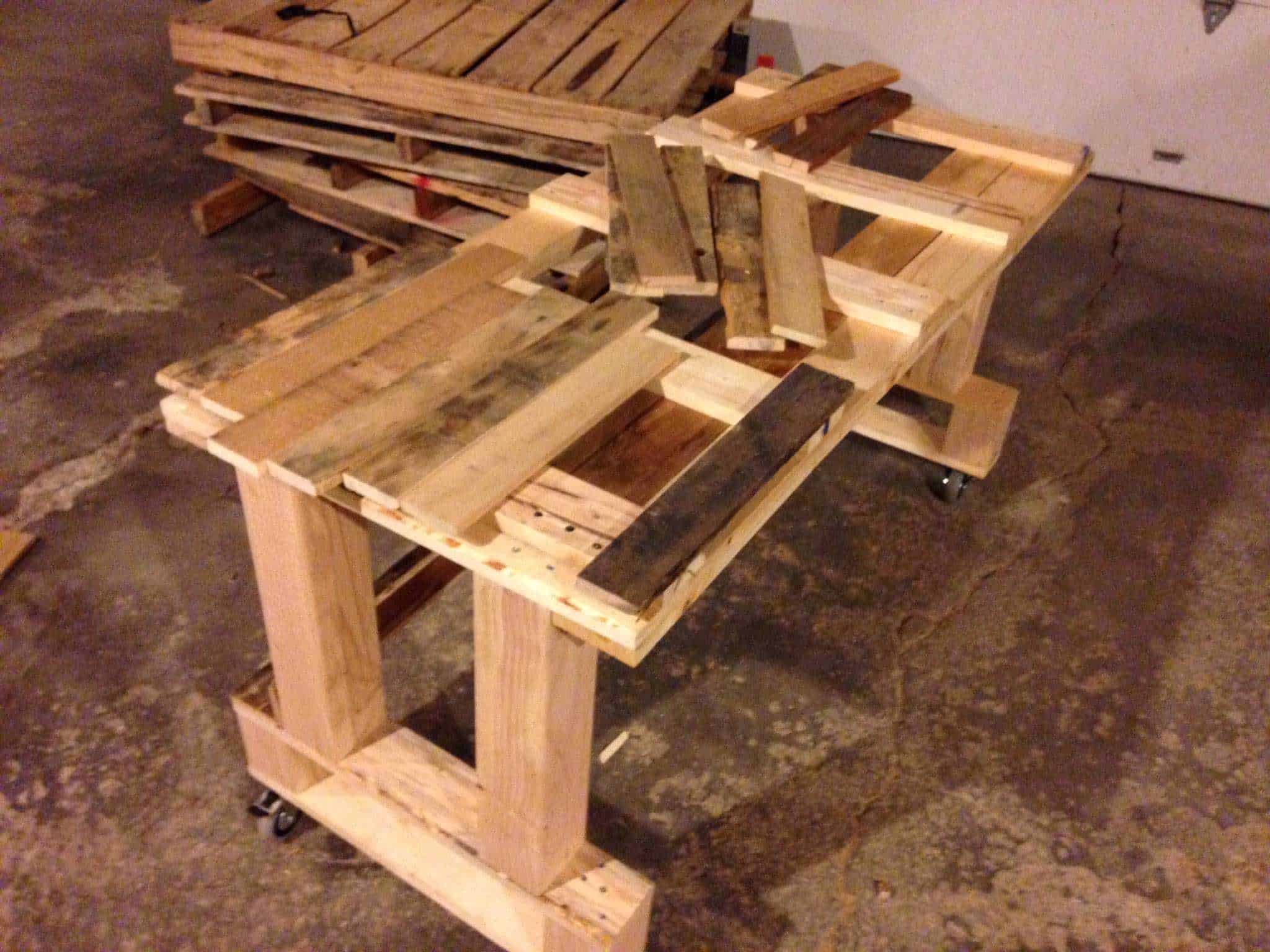 Pallet Workspace/Desk • 1001 Pallets