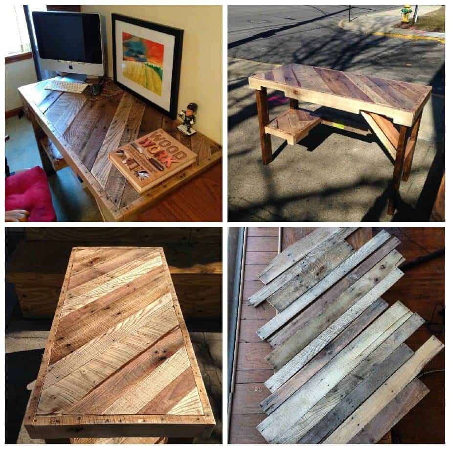 Scrap Pallet Desk • 1001 Pallets