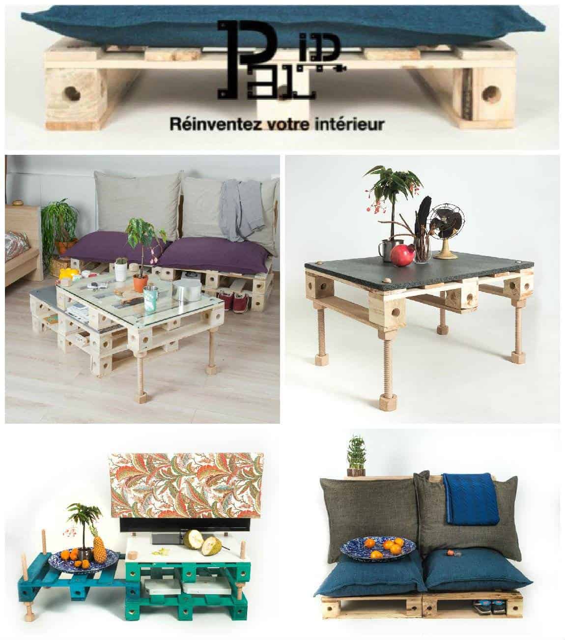 Modular Pallets Furniture By French Start-up Pal-id • 1001 Pallets