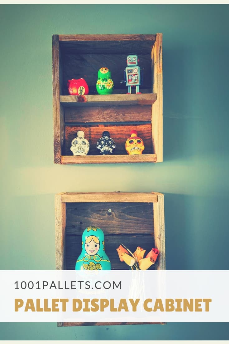 Super Simple Display Cabinet from Pallet Wood Scraps • 1001 Pallets